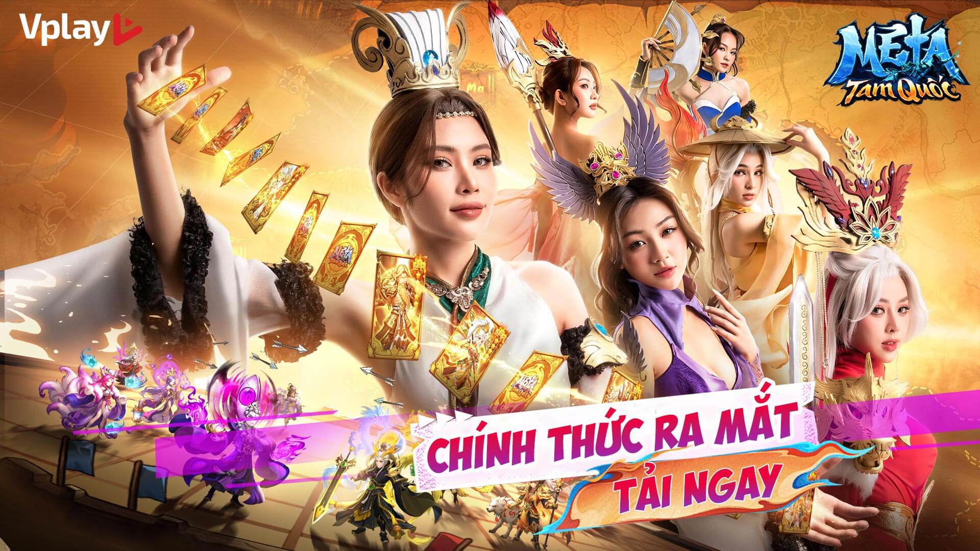 Mê Ta Tam Quốc - Vplay | Chiến Tam Quốc Chuẩn Meta